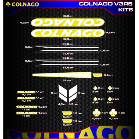 Stickers for COLNAGO V3RS bicycle frame KIT6 the best price.