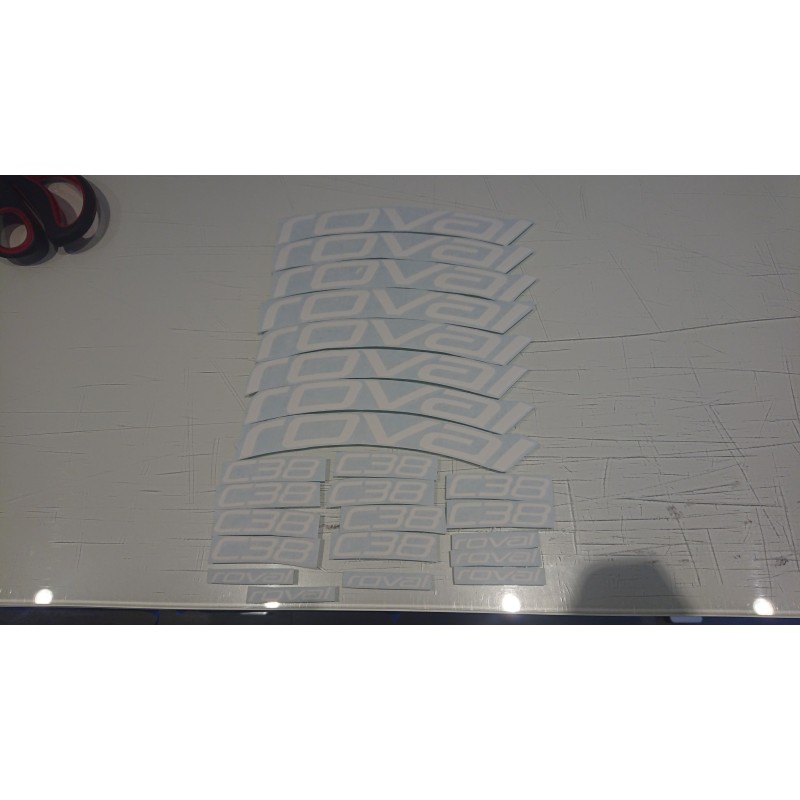 ROVAL C38 DISC KIT1 stickers for bike, vinyls, decals, stickers, labels.