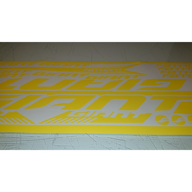 Giant Fathom kit1 stickers for bike, vinyls, decals, stickers, labels.
