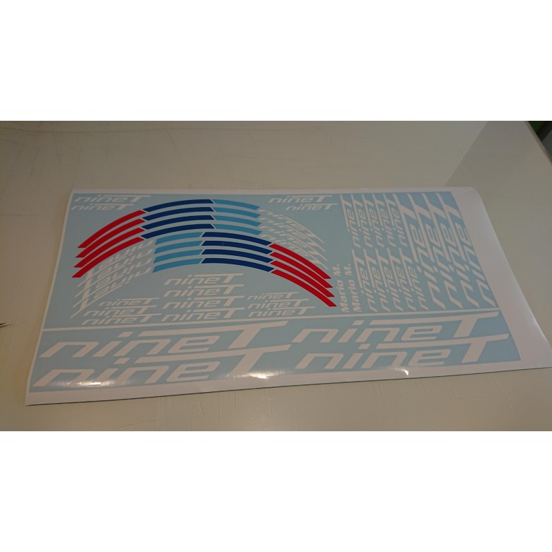 Adhesivos, pegatinas, calcas, stickers para filos de llantas de moto ...