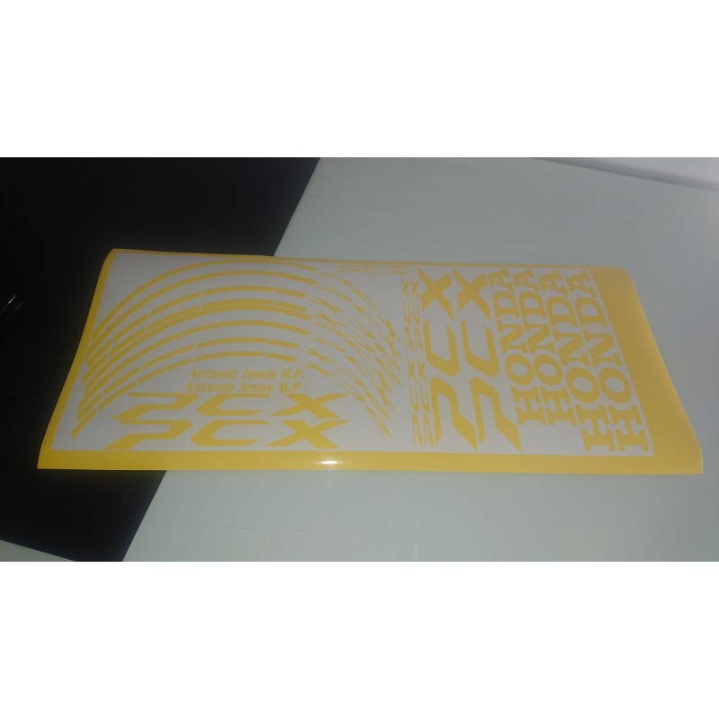 Adhesives, stickers, decals, stickers for motorcycle rim edges HONDA ...